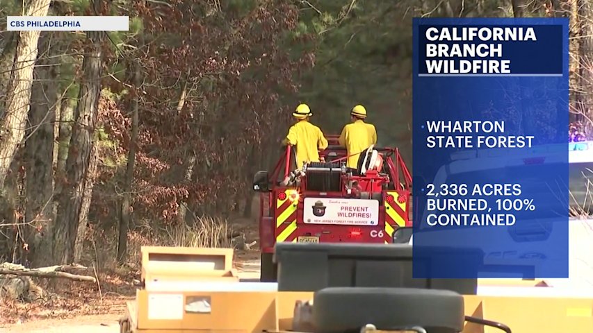 New Jersey Forest Fire Service: Wildfire that torched 2,336 acres at ...