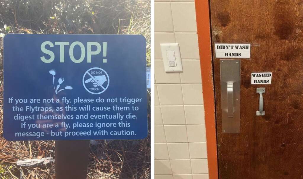 20 Funny Signs That Were Spotted In The Wild