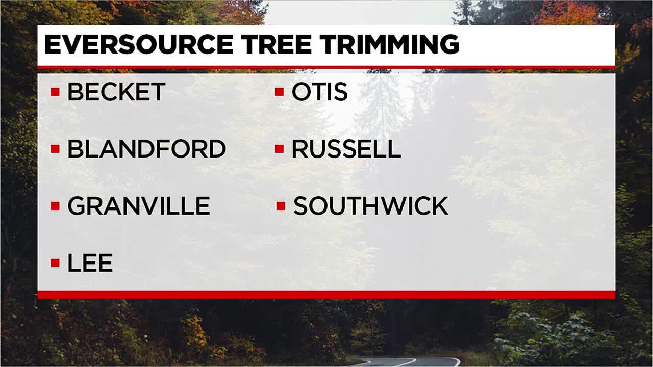 Eversource to conduct tree trimming operations this week