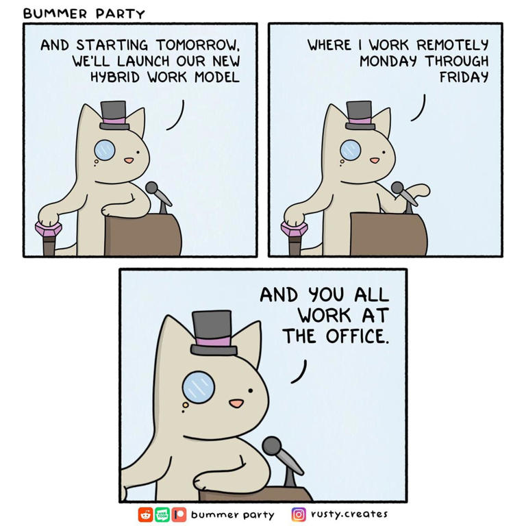 35 Hilarious Comics Taking Twists And Hard Left Turns From Bummer Party