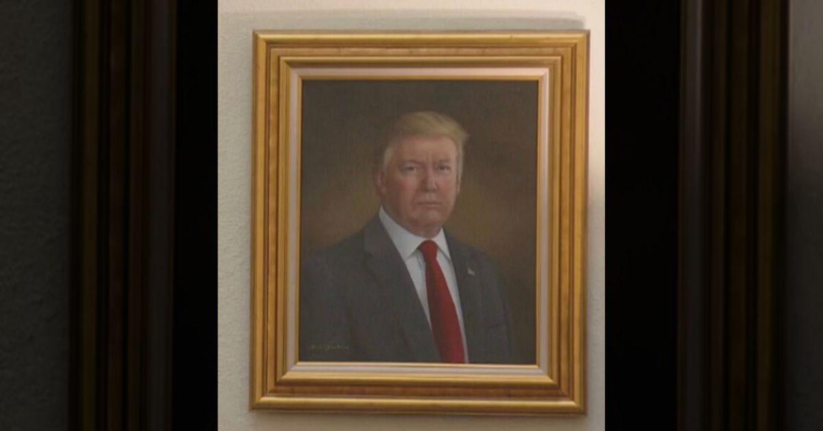 Donald Trump Calls for Removal of His 'Purposely Distorted' Portrait in ...