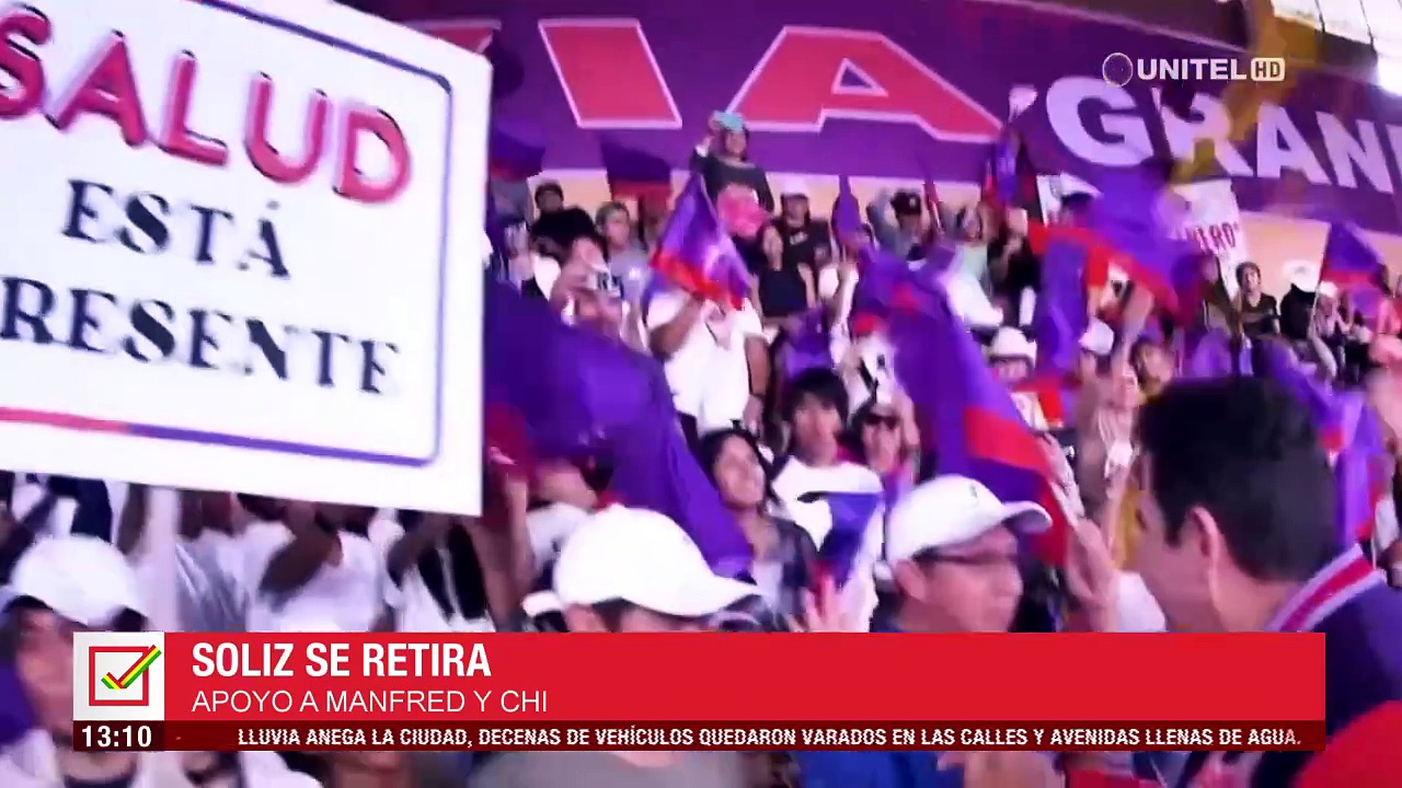 Jaime Soliz "declina" su candidatura y apoyará la alianza a Chi -Manfred