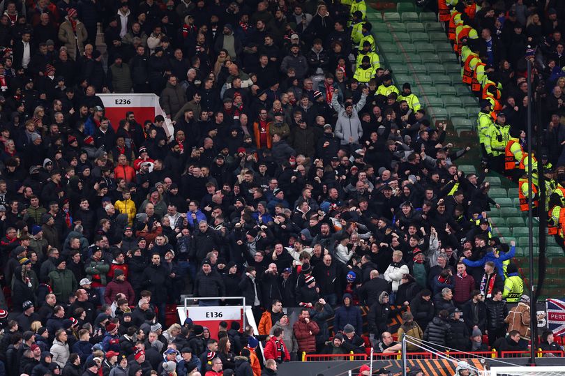 Man Utd security 'refused' to kick Rangers fans out of home end as ...