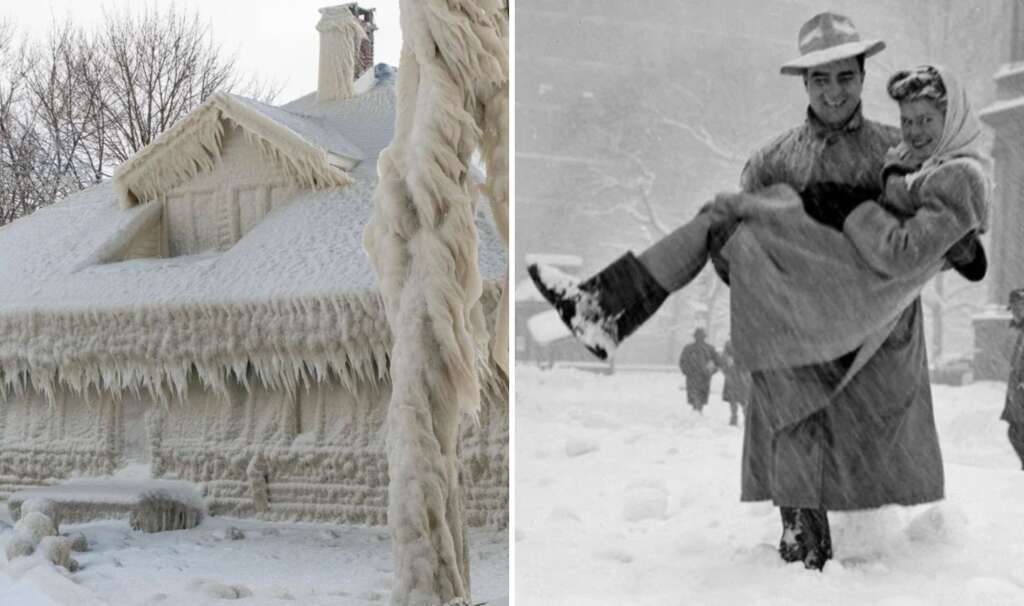 Frozen in Time: 20 Vintage Photos of Blizzards Through History
