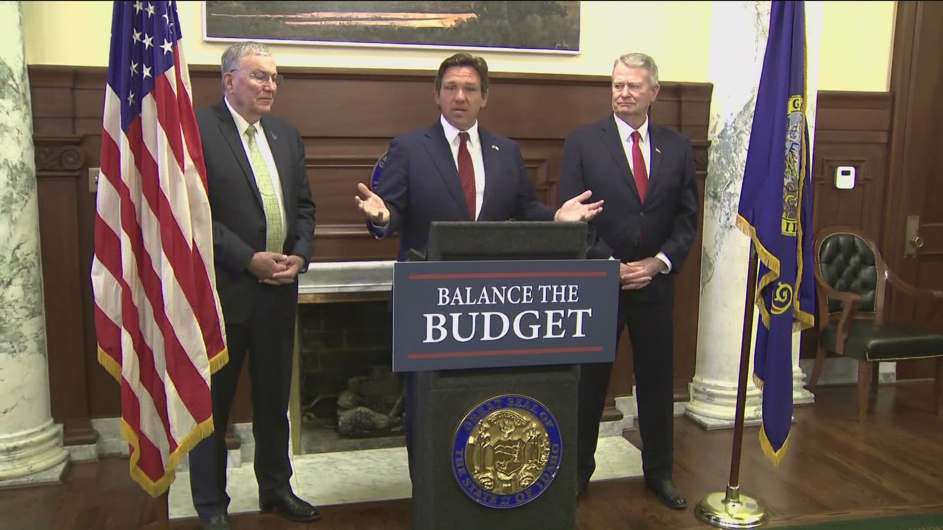DeSantis pushes for 'balanced budget' amendment during Idaho visit