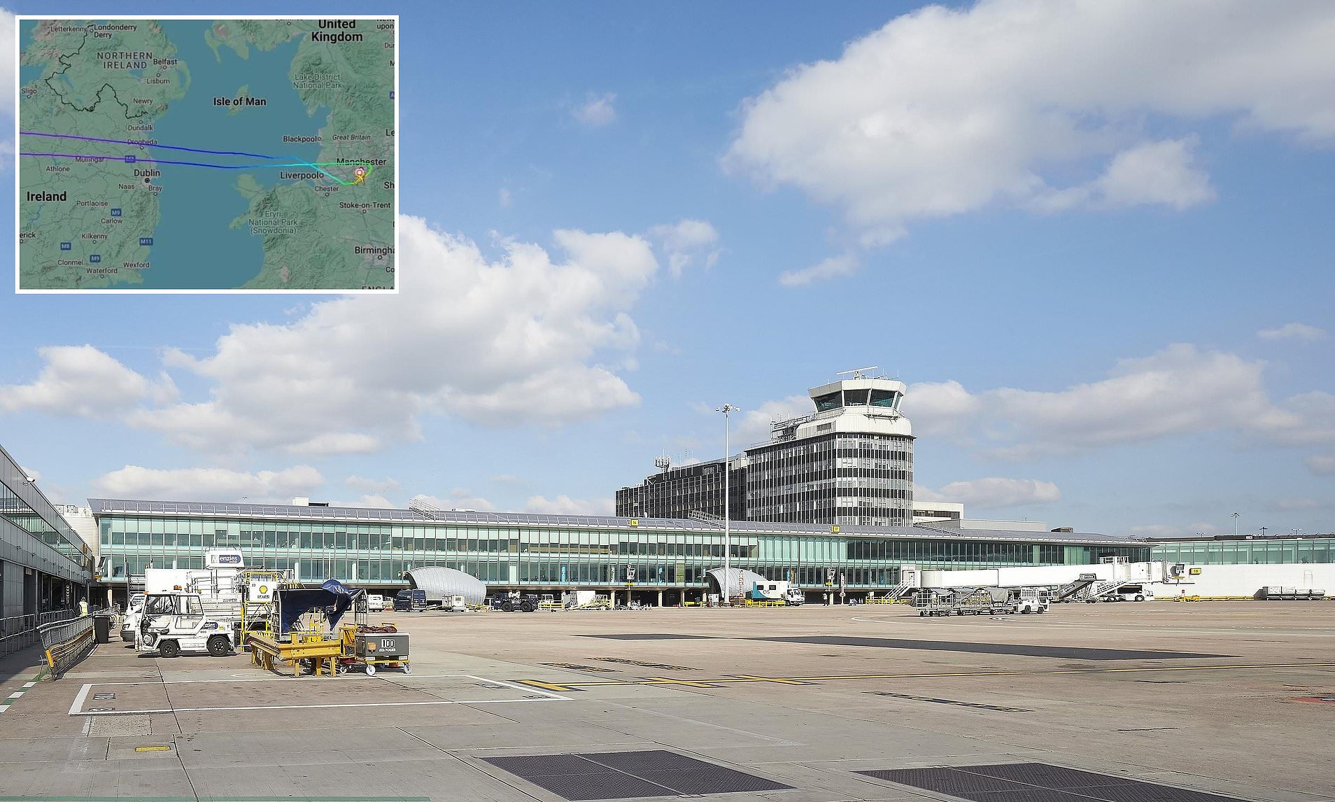 Flight from Manchester to New York makes dramatic U-Turn