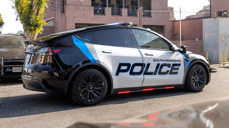 Can an EV Make a Good Police Car? We Test Unplugged Performance’s Cop Tesla
