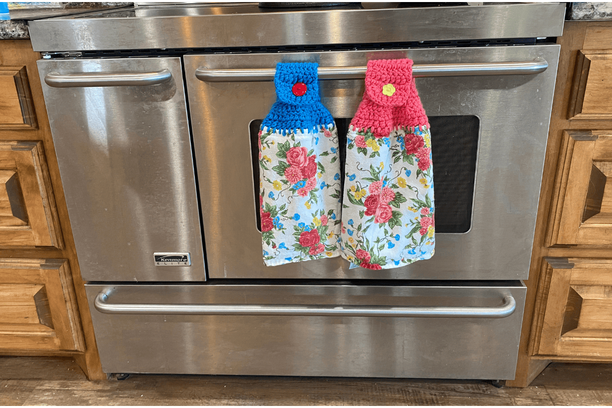 Crochet Hanging Kitchen Towel Pattern