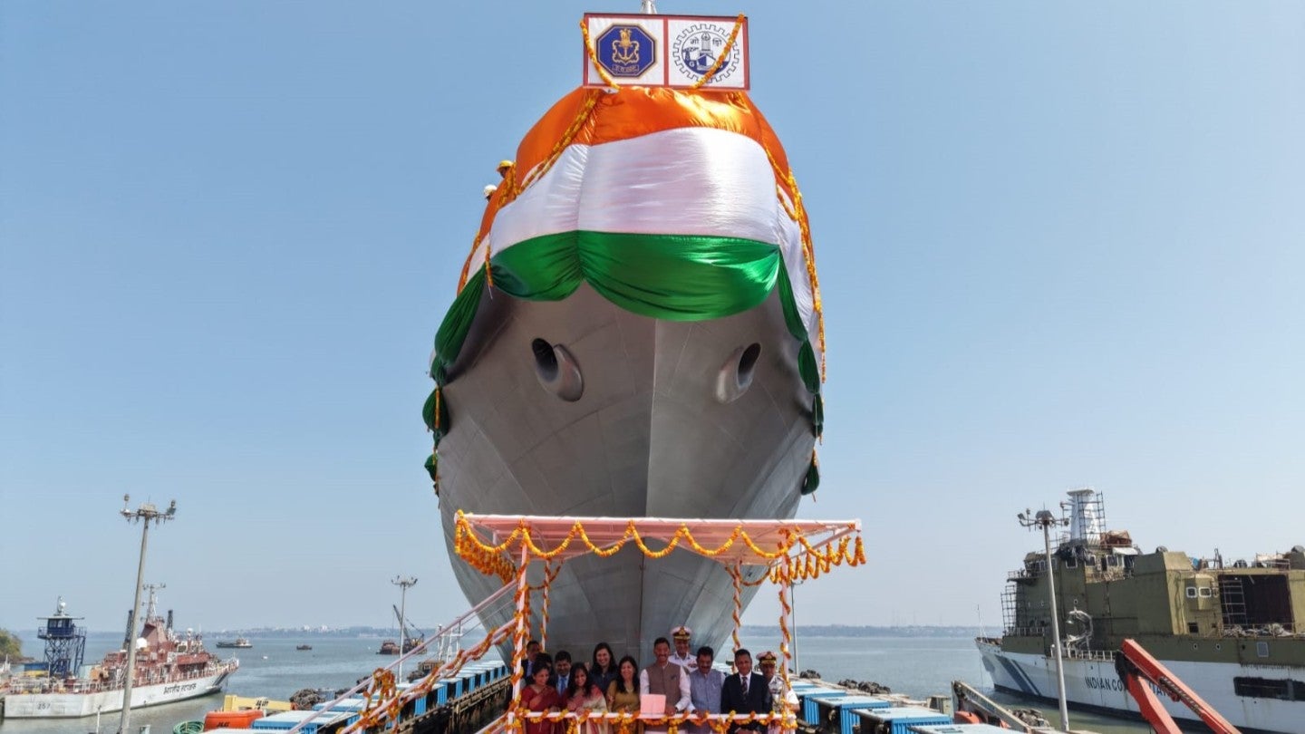 Indian Navy’s frigate Tavasya launches