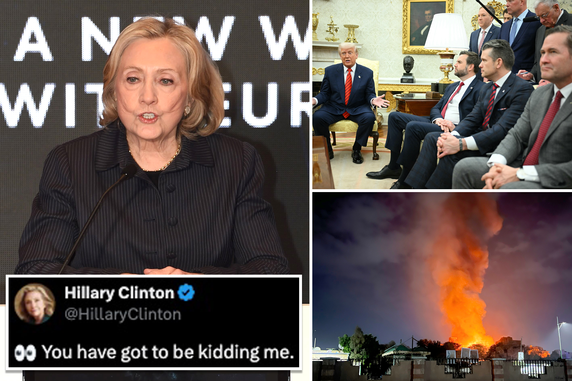 Hillary Clinton called out after weighing in on Trump admin’s Signal ...