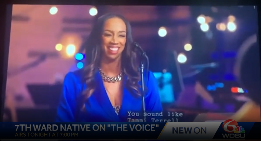She grew up in the 7th ward singing in church. Now, she's competing on ...