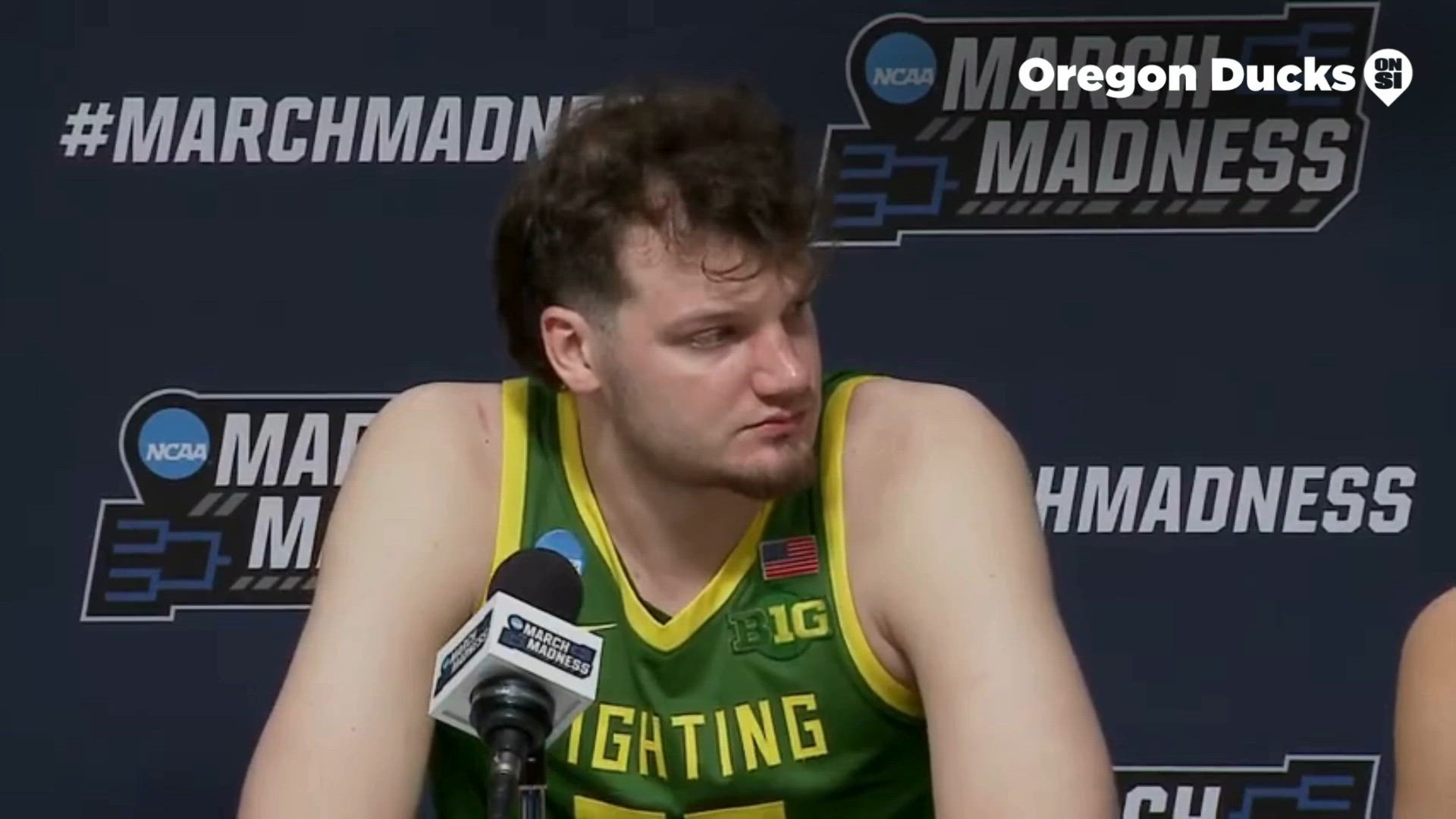 Jackson Shelstad & Nate Bittle Reflect on Oregon Ducks’ NCAA Tournament ...