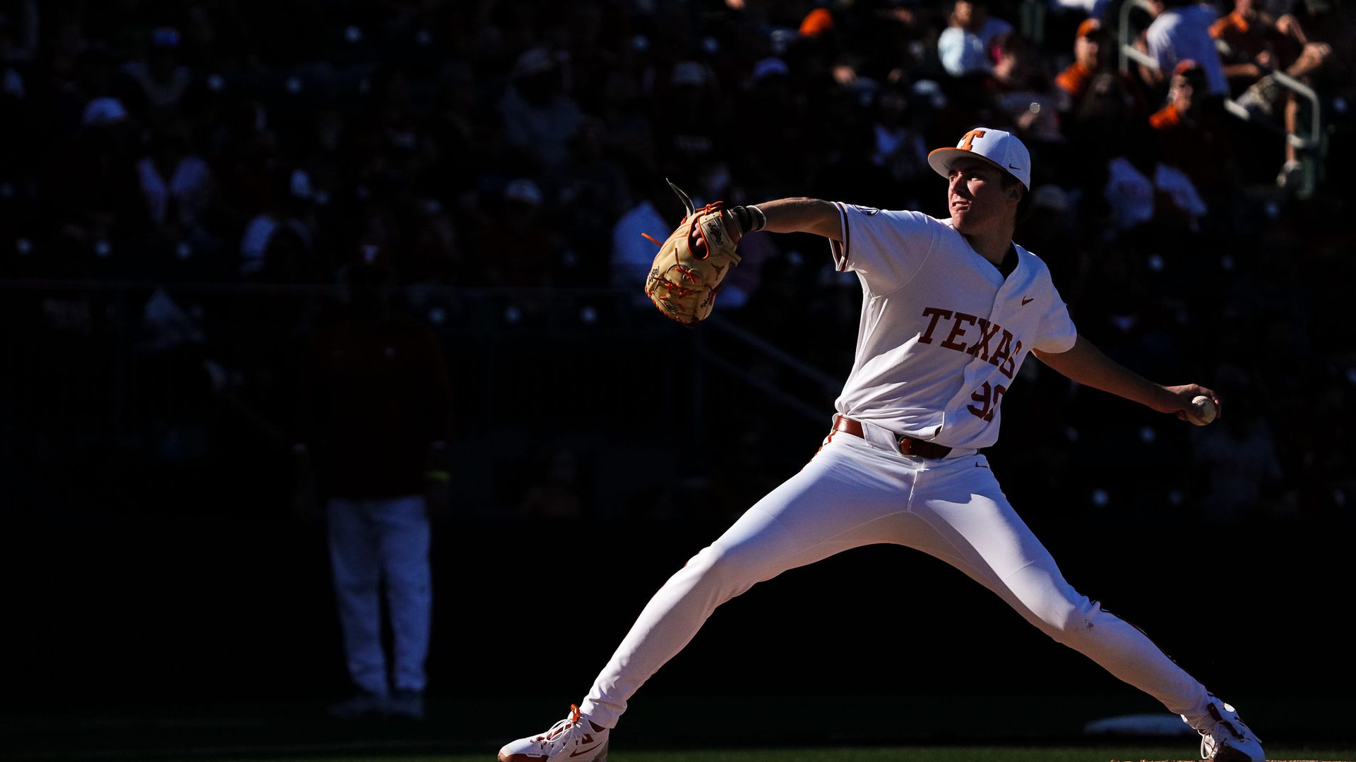 Texas pitcher Dylan Volantis is the latest SEC Freshman of the Week