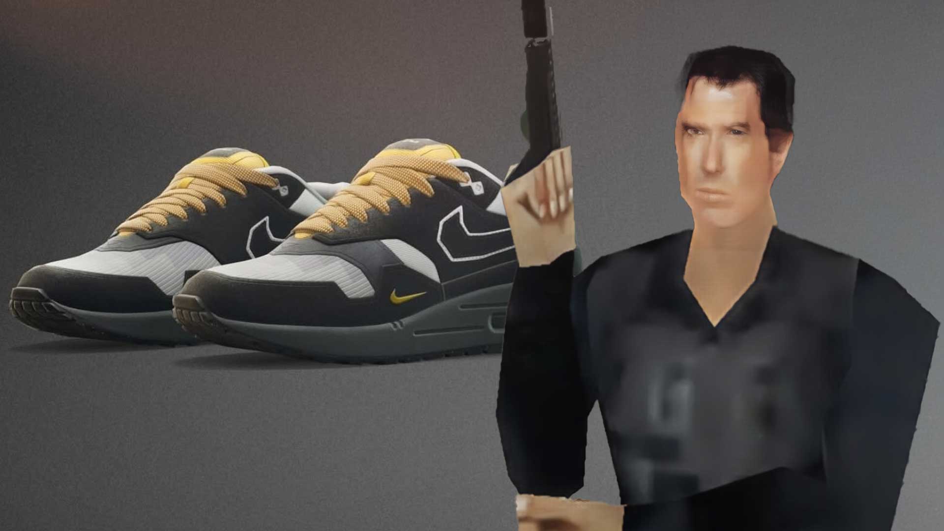 Nike Air Max 1 ‘Big Head Mode’ Brings GoldenEye 007 Nostalgia to Your Feet