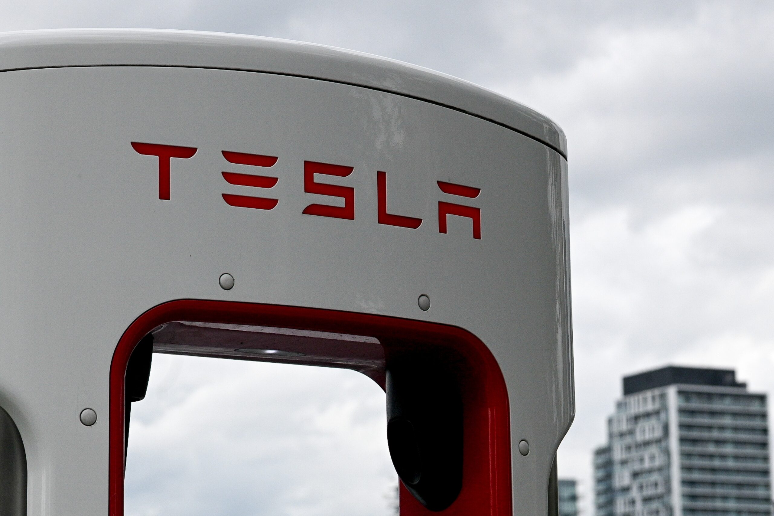 Man charged with assault after driving SUV into Tesla protest in Palm ...