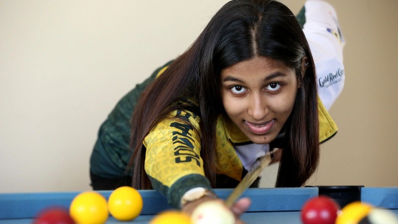 Erin Lazarus, SA Blackball Pool ladies' champ
