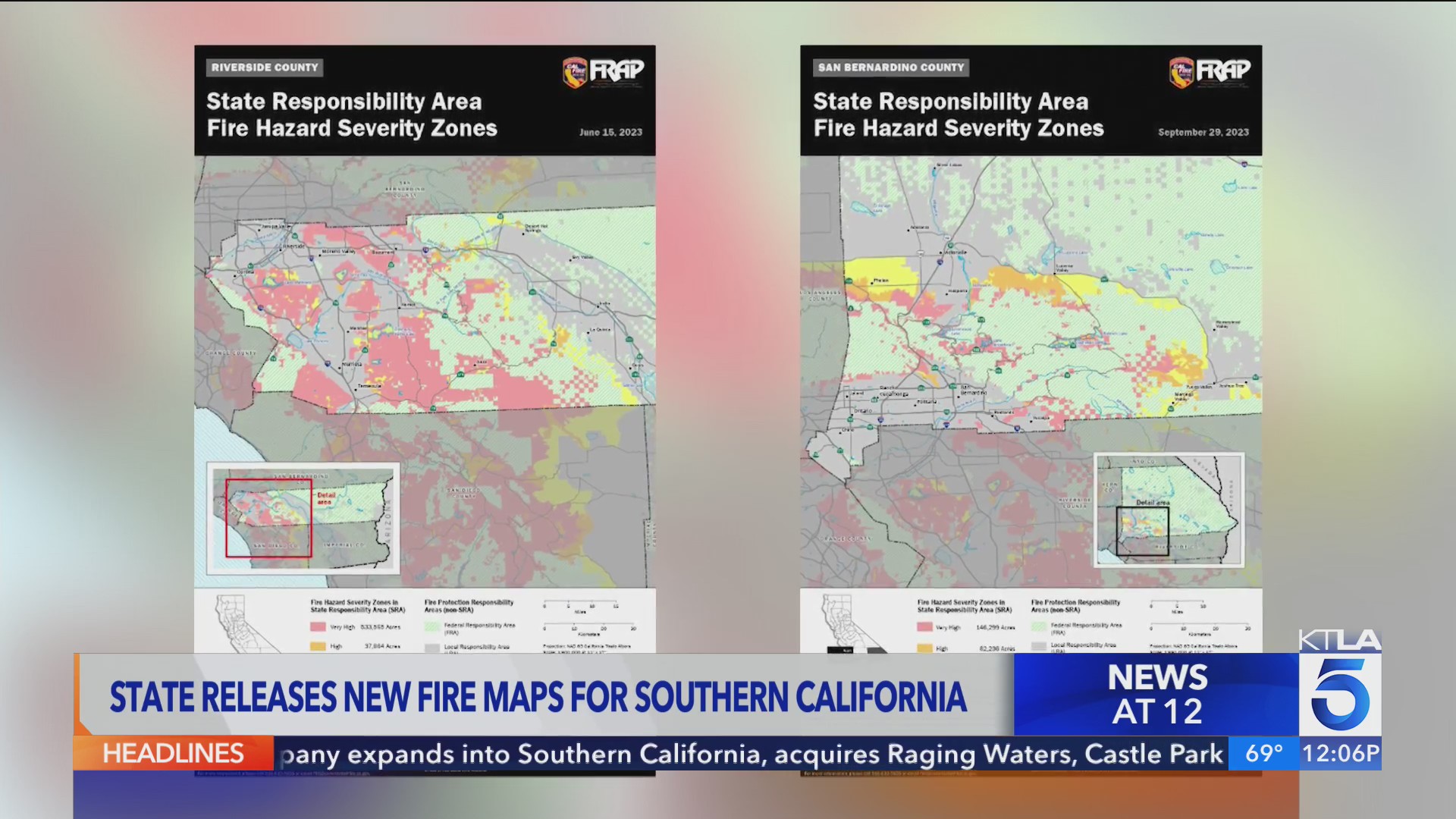 Officials release new fire hazard maps for Southern California