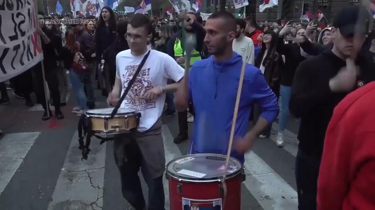 Protesters in Serbia rally against real estate project with Trump son ...