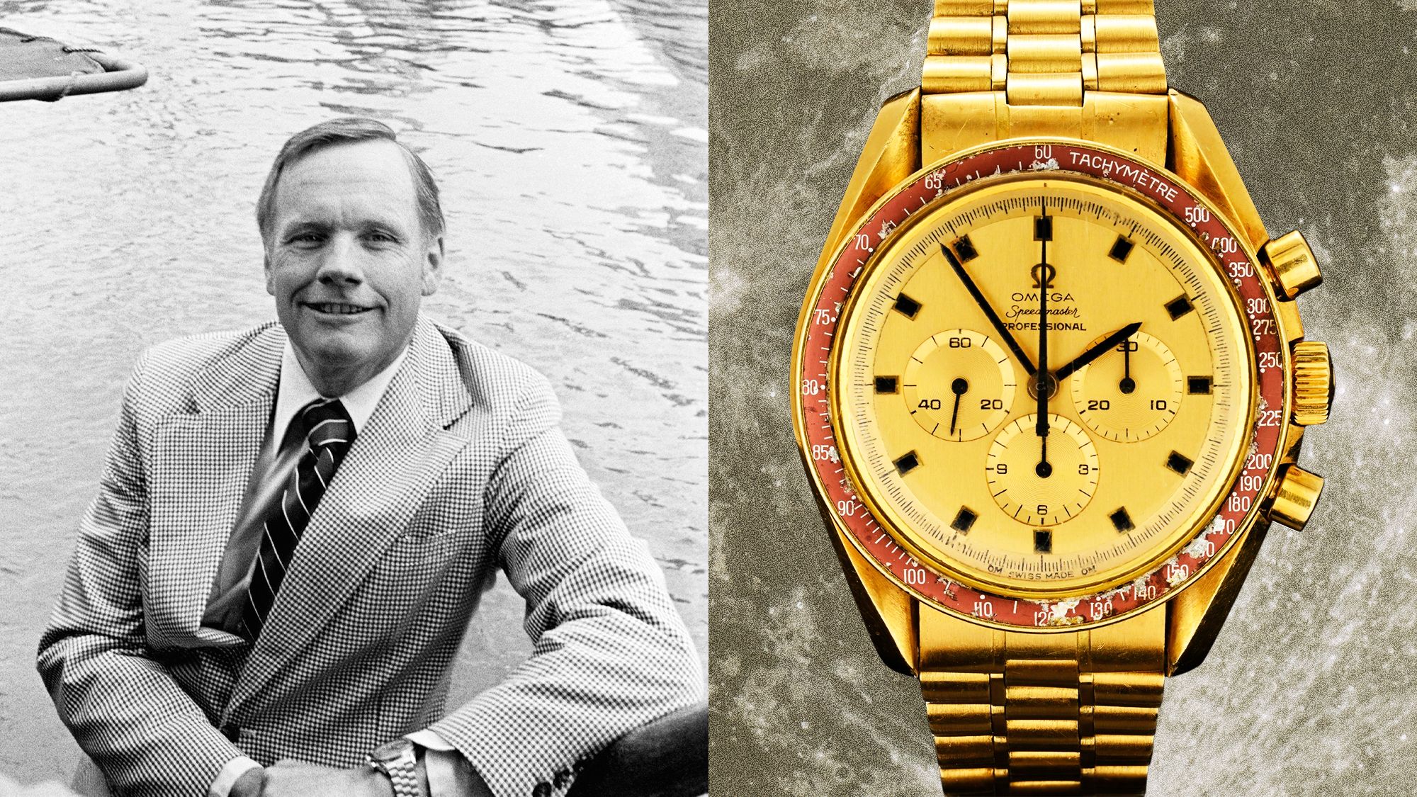 Neil Armstrong’s Gold Omega Speedmaster Could Become Yours