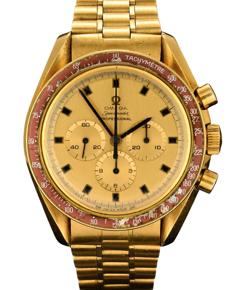 Neil Armstrong’s Gold Omega Speedmaster Could Become Yours