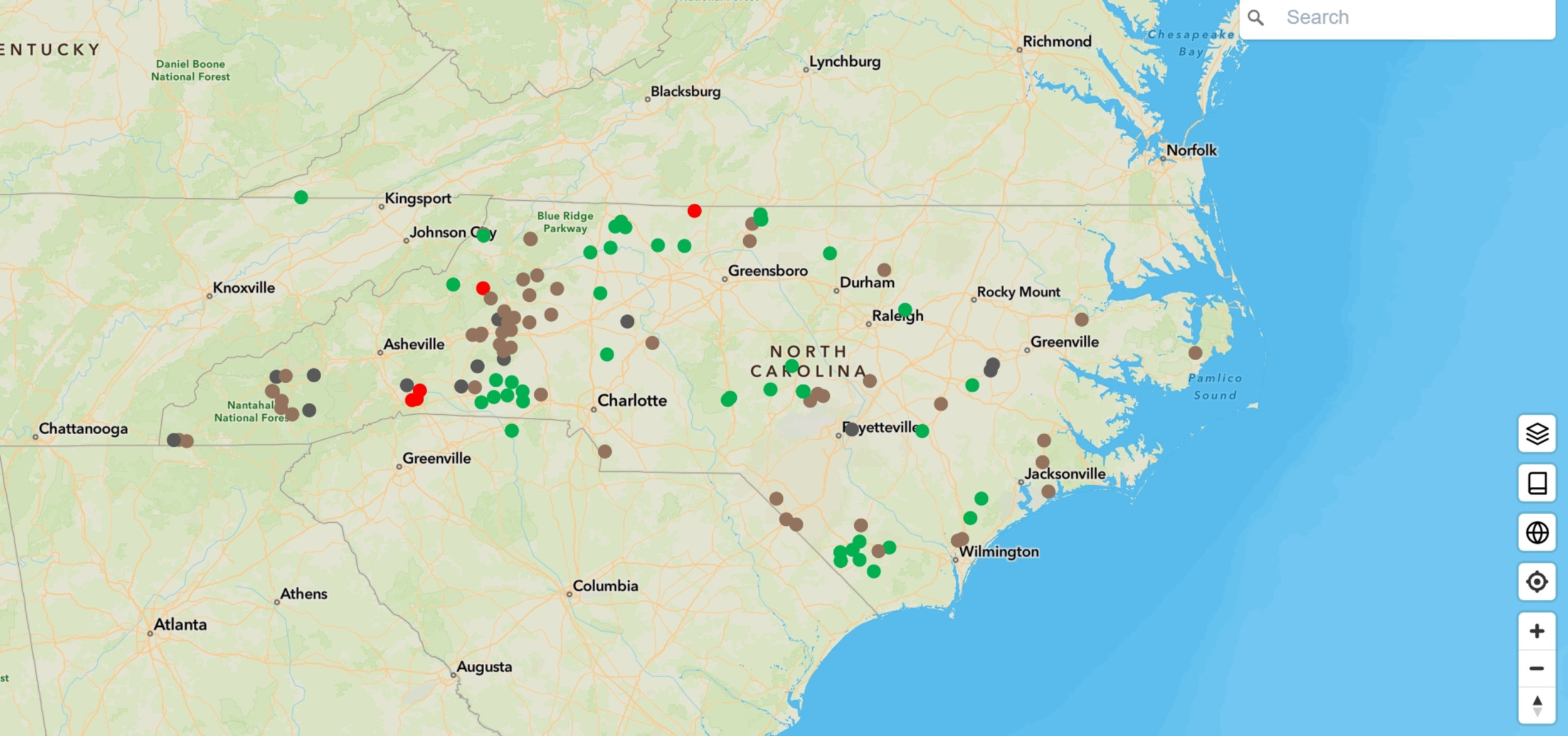 North, South Carolina Wildfire Map Shows Blazes Spread to 6,000 Acres
