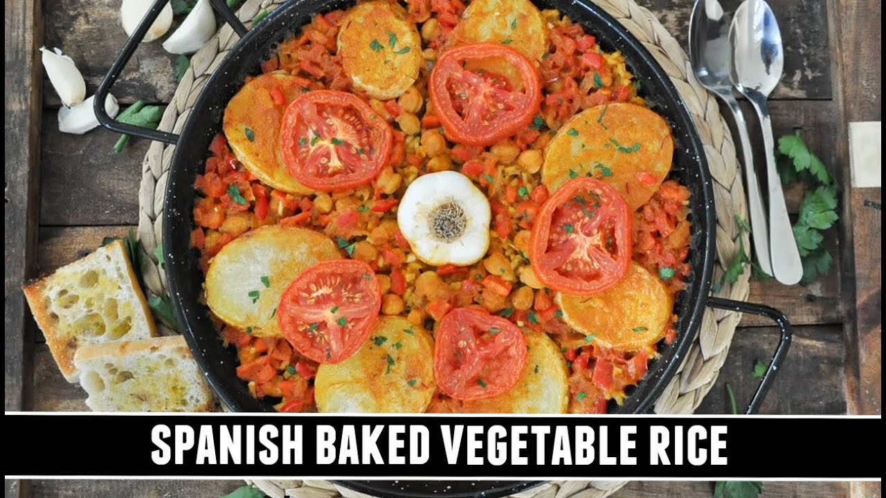 Spain's Most UNDERRATED Rice Dish Oven-Baked Spanish Vegetable Rice