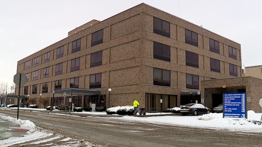 Power outage closed county building