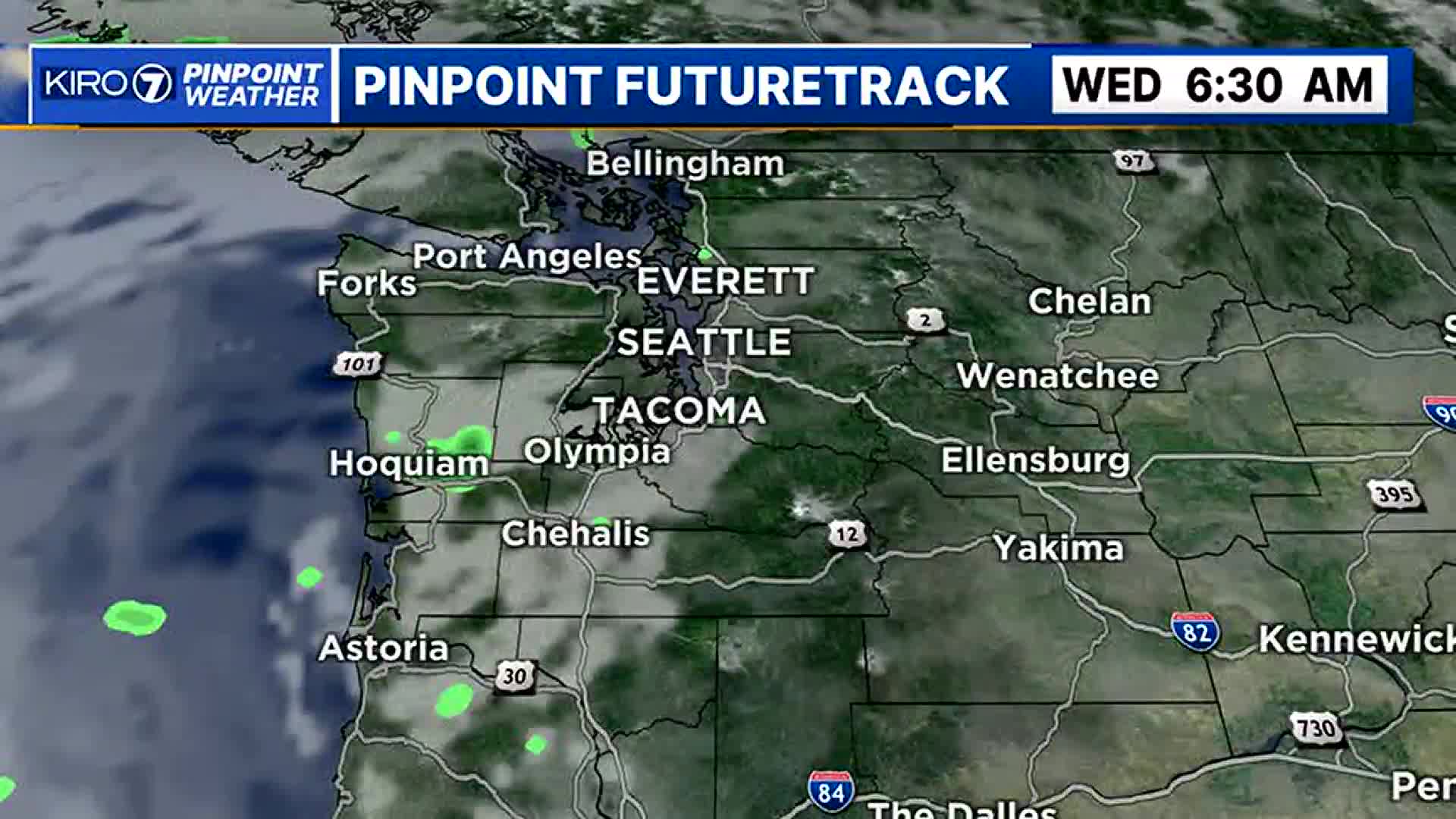 Forecast for Monday Noon March 24