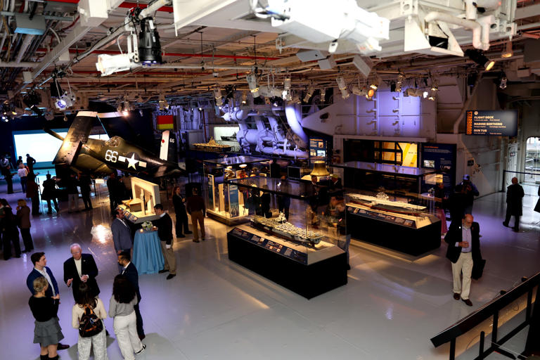 Intrepid Museum Unveils FG-1D Corsair as Centerpiece For New Exhibit