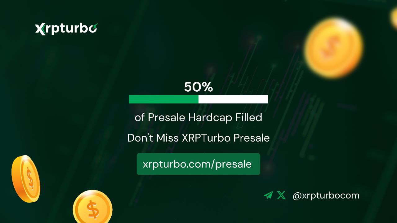 XRP News: XRPTurbo Presale Surpasses 50% Hard Cap Milestone, Set To ...