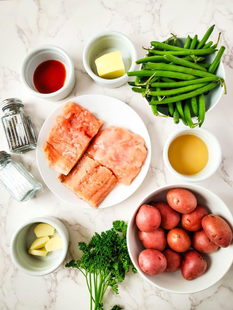 Sheet Pan Garlic Butter Salmon
