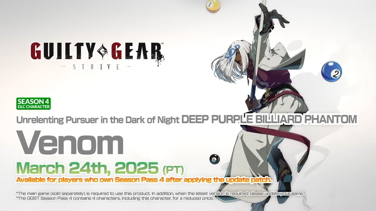 Guilty Gear Strive Official Venom Announcement Trailer