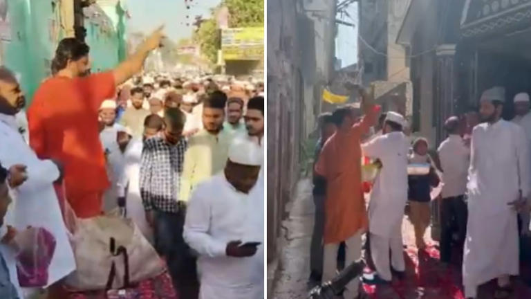 Eid-Al-Fitr 2025: Hindus Shower Flowers On Muslims Returning From Mosques After Offering Their ...