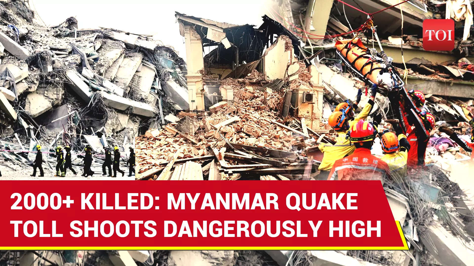MYANMAR Earthquake: 2000+ Killed; Civilians Live On Streets In Fear Of ...
