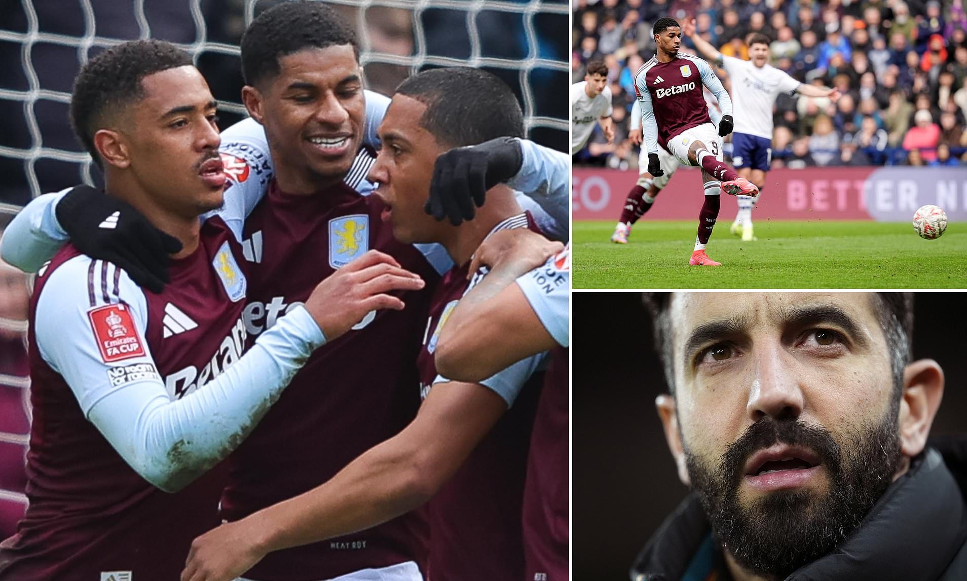 Ruben Amorim explains why Marcus Rashford's revival at Aston Villa is ...