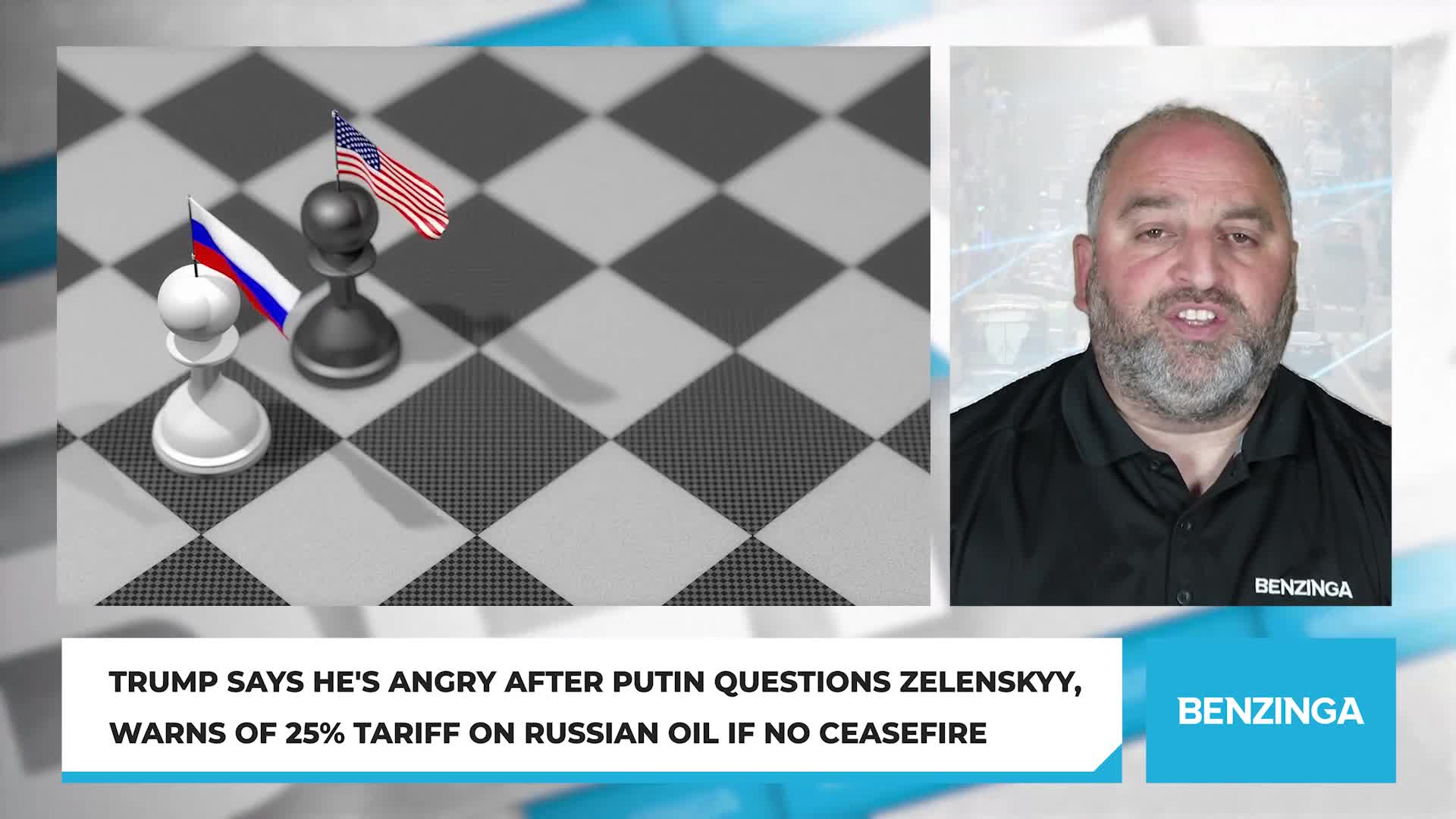 Trump Says He's Angry After Putin Questions Zelenskyy, Warns of 25% ...