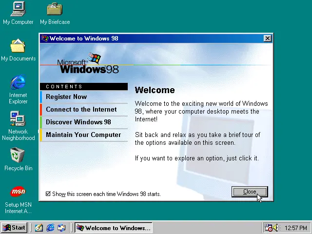 How to install Windows 98 ASAP