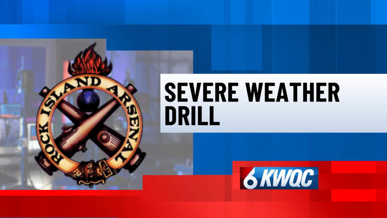Rock Island Arsenal to conduct severe weather drill