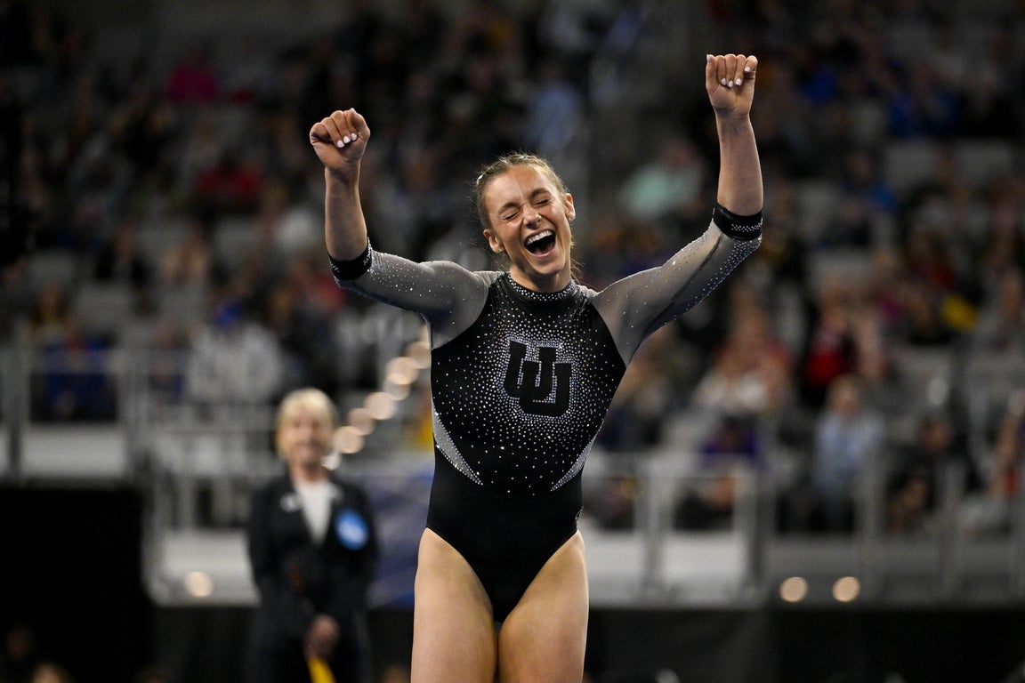 Energetic photos of gymnastics standout Grace McCallum