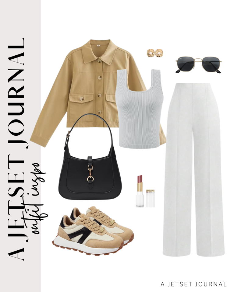 How to style these white pants for your vacation