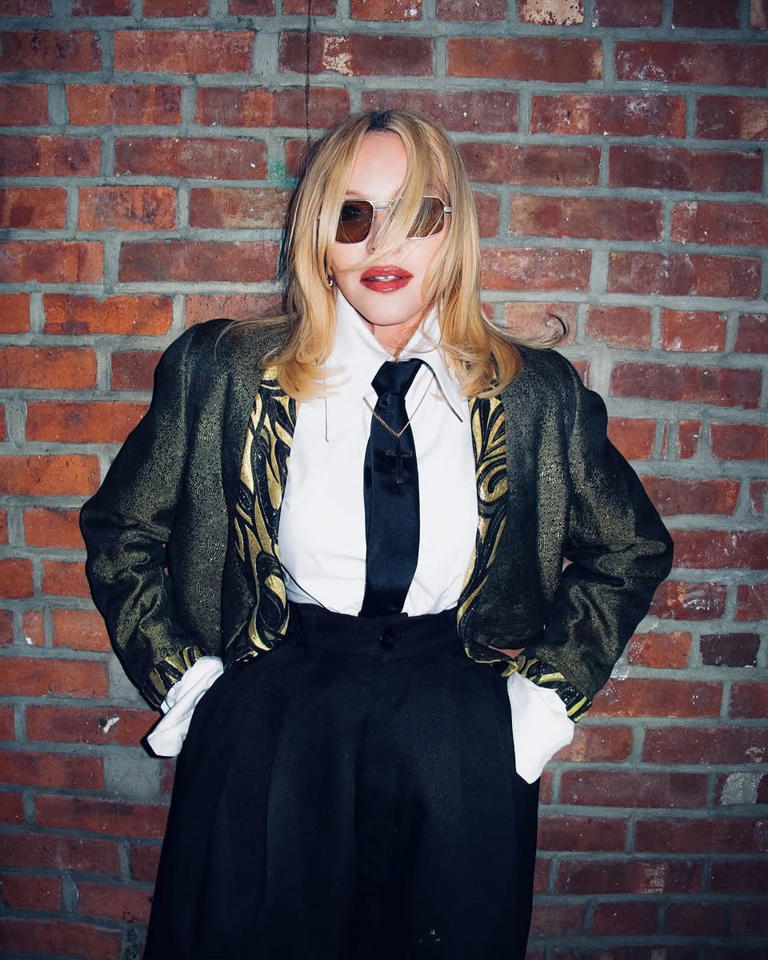 Madonna Suits Up in Willy Chavarria for a Runway Show Celebrating Trans Joy