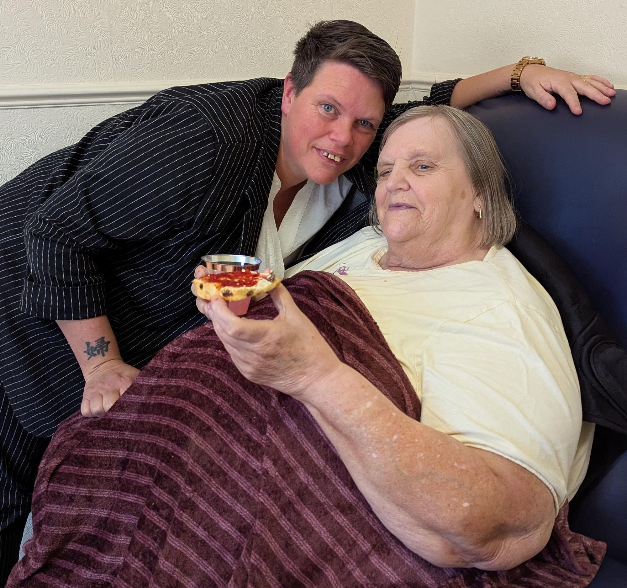 Jeanie thrilled at Mother’s Day surprise at Castleford Lodge Care Home