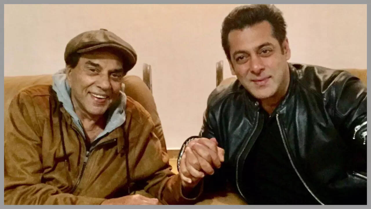 Salman Khan reveals he wishes to remake THESE three films of Dharmendra: 'I follow him more than ...