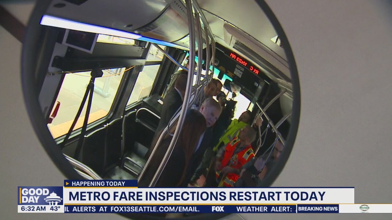 King County Metro fare inspections restart Monday