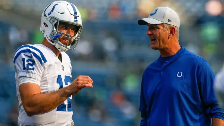 Colts legend Andrew Luck reunites with Frank Reich after Stanford hire