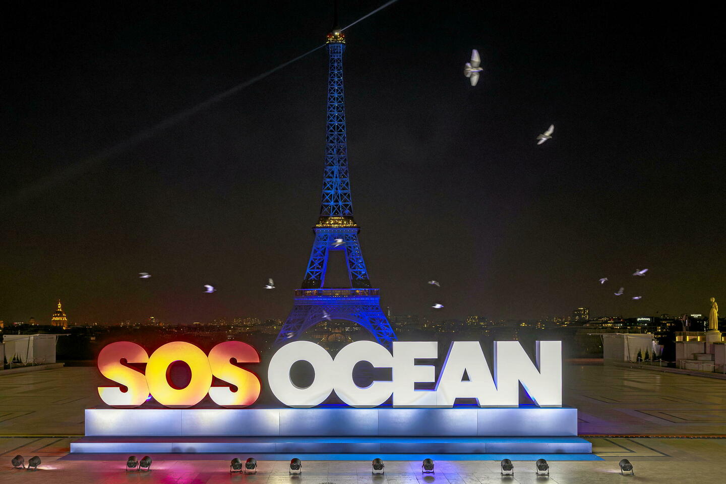 Au sommet SOS Ocean, Harrison Ford, Emmanuel Macron et Al Gore lancent ...