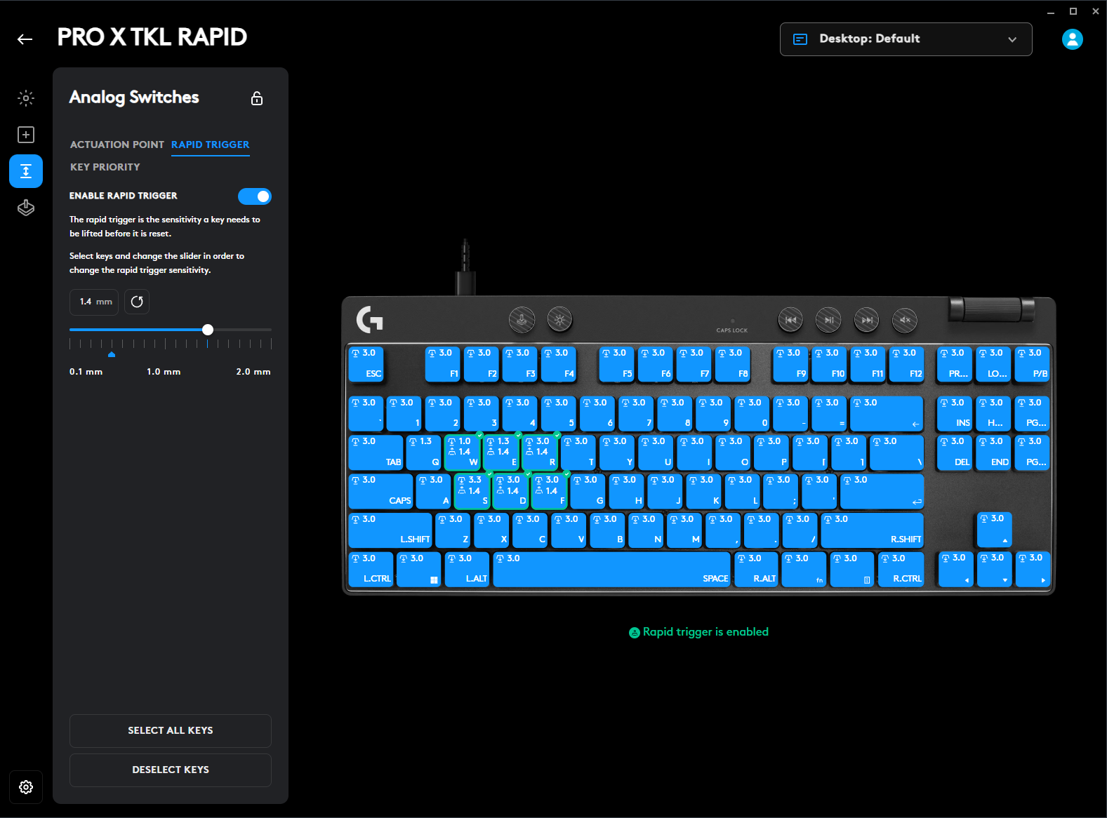 Logitech G Hub Software - Screenshots