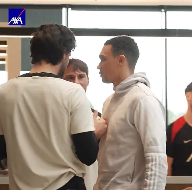 Trent Alexander-Arnold endures AWKWARD arrival to Liverpool training as ...