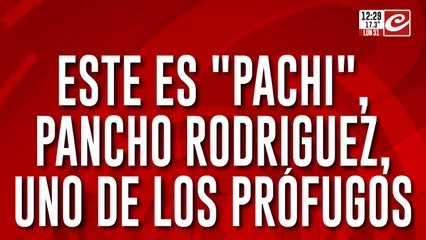 Este es "Pachi" Pancho Rodríguez, uno de los prófugos tras asesinar a ...