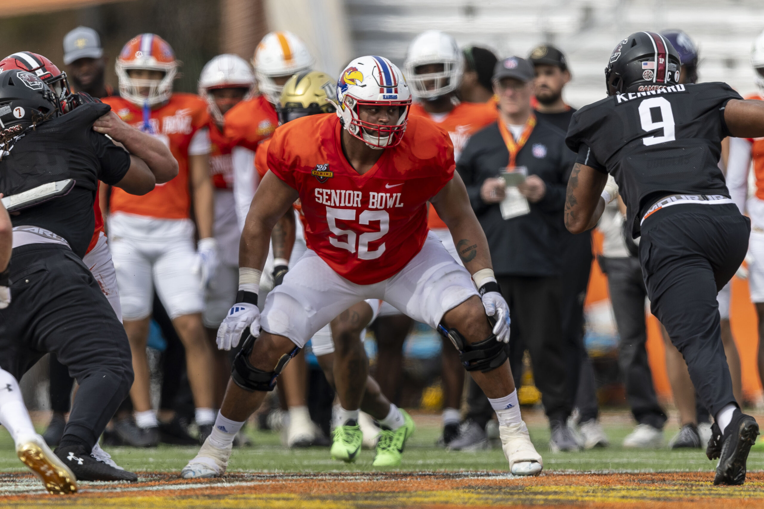 Logan Brown 2025 NFL Draft: Scouting Report For Kansas Jayhawks OT